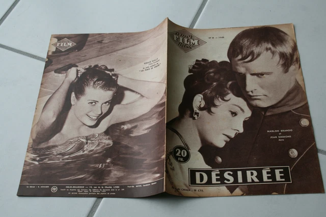 AMOR FILM DÉSIRÉE marlon brando jean simmons 1955 grace kelly EUR 3,00 - PicClick FR