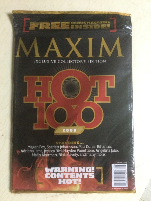JUNE 2009 MAXIM #138 Moon Bloodgood cover Sealed issue HOT 100 + Bonus ...