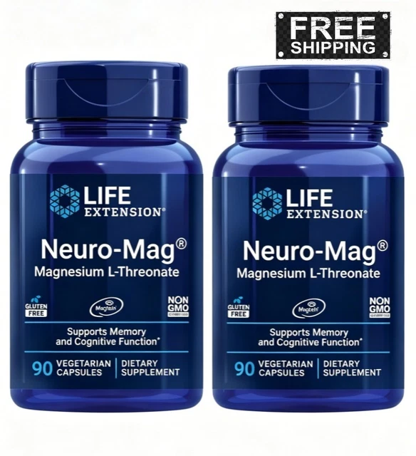 2X NEURO MAG Magnesium L Threonate – Brain Health & Mental Clarity ...