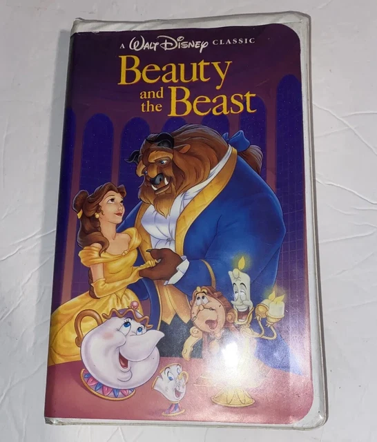 RARE DISNEY BLACK Diamond Classic Edition: Beauty and The Beast (VHS ...