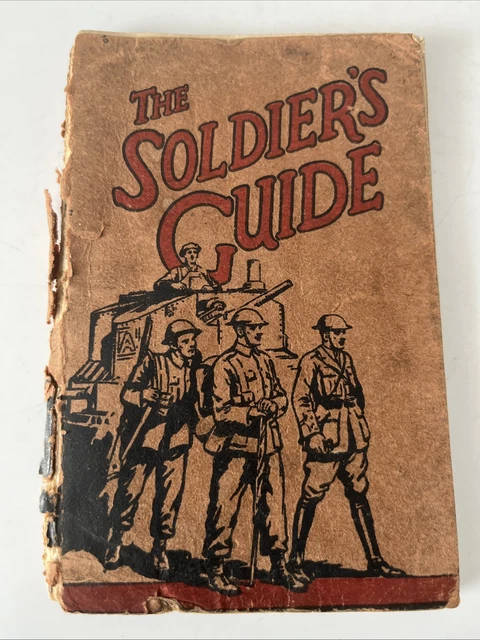 WW2 THE SOLDIERS Guide Booklet 1940 Service Worn and Original 14cmx9 ...