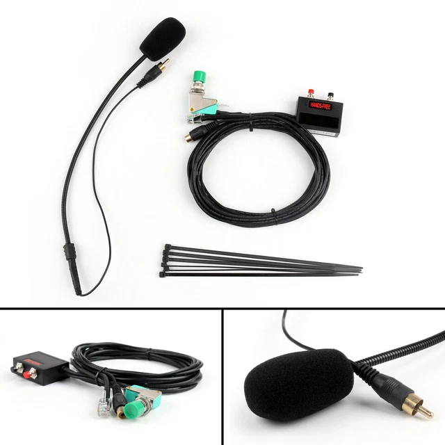 1X 6PIN HANDS-FREE Car Microphone Mic For Yaesu Vertex FT-1802/2800 ...