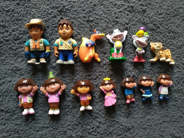 DORA THE EXPLORER & Go Go Diego Figure Bundle - 13 Figures £20.00 ...