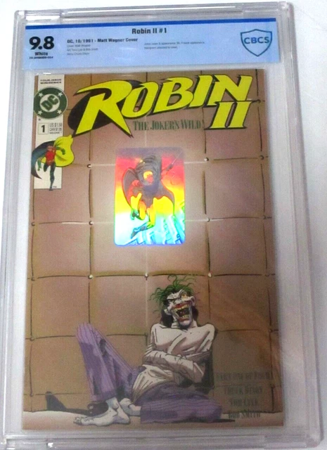 DC COMICS ROBIN Ii Jokers Wild #1 Jones Cvr Robin Hologram Cbcs Grade ...