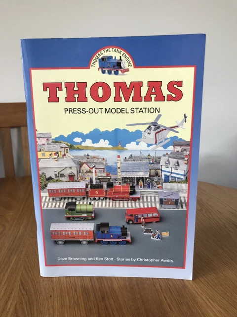 THOMAS THE TANK Engine Press-out Model Book by Christopher Awdry ...