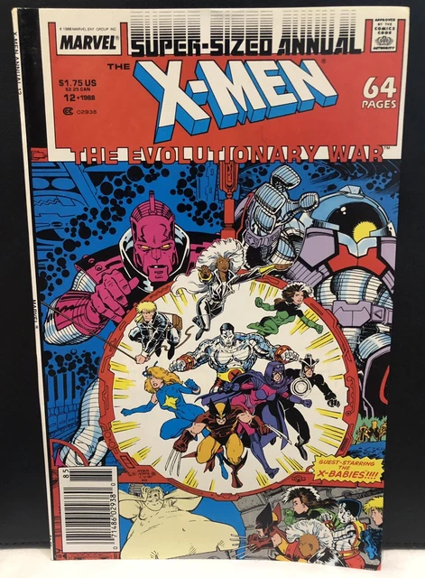 THE UNCANNY X-MEN Annual #12 Comic , Marvel Comics Newsstand ...