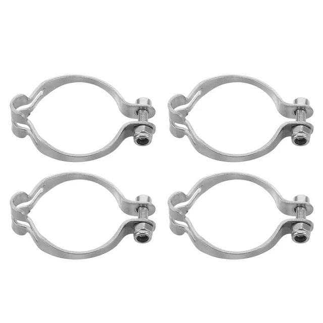 4 PCS WIRE Rope Clips Clamps Adjustable Cable Electrical Conduit Bike ...