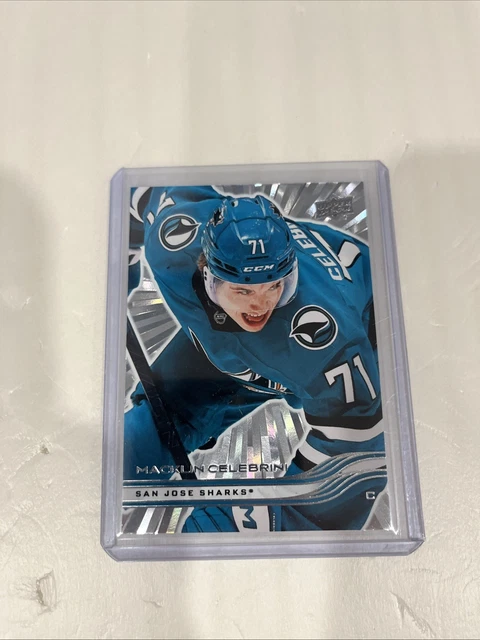 2025-26 UPPER DECK Outburst Macklin Celebrini #136 San Jose Sharks $99. ...