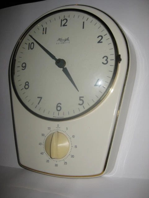 KIENZLE KÜCHENUHR AUTOMATIK 865/2108G mit Kurzzeitwecker Keramik mit ...