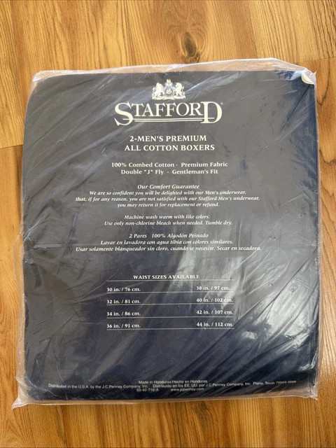 VINTAGE STAFFORD NOS Men’s Boxers 2 Pack £25.07 - PicClick UK