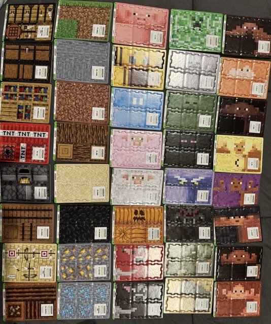 WOOLWORTHS MINECRAFT CUBEEZ Complete Set No Album $49.99 - PicClick AU