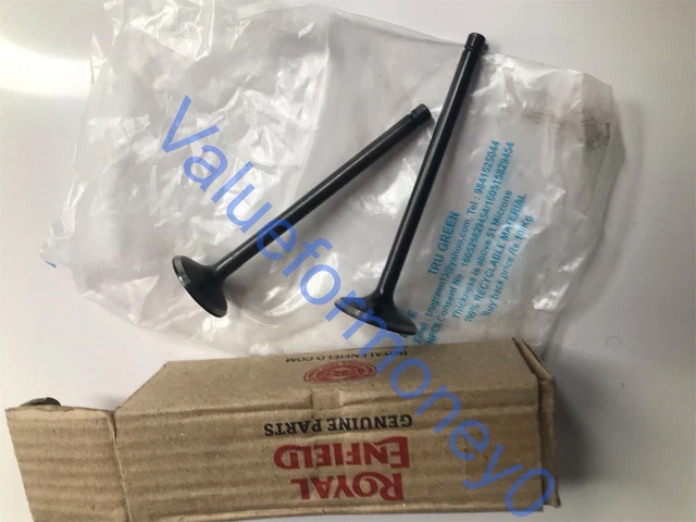 KIT VALVOLE MOTORE Royal Enfield UCE 350cc parte n. 888293 ORIGINALE ...