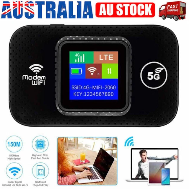 FOR PORTABLE 5G LTE Wireless WiFi Router Mobile Broadband LCD MIFI ...