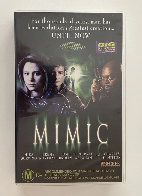 MIMIC [VHS] POLYGRAM Video Big Box Ex-Rental Tape Guillermo del Toro ...