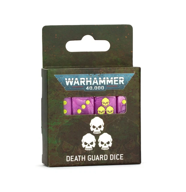 WARHAMMER 40K DEATH Guard Dice 2025 BNIB New 16 x D6 Nurgle WH40K £33. ...