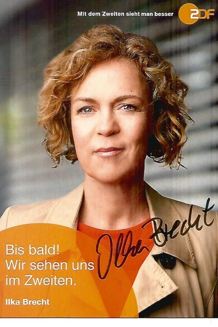 ILKA BRECHT Moderatorin handsigniert 2025 1 EUR 1,00 - PicClick DE