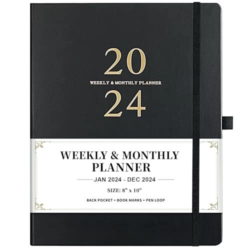 2024 PLANNER - Planner 2024, Jan 2024 - Dec 2024, 2024 Weekly & Monthly ...