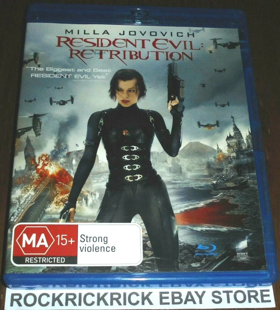 RESIDENT EVIL RETRIBUTION Blu-Ray (Milla Jovovich) $8.00 - PicClick AU