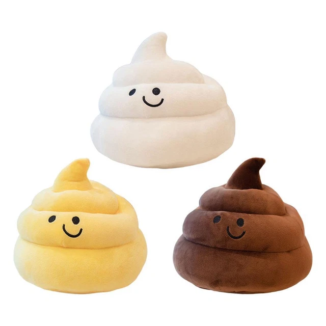 CUTE POOP PLUSH Toy Cuddle Huggable Cushion Emoticon Stuffed Doll for ...
