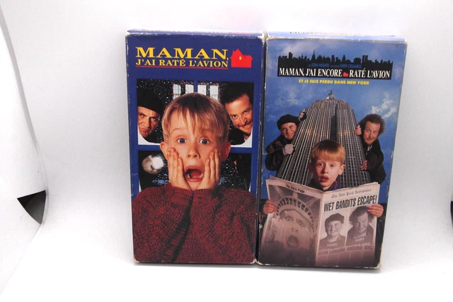 MAMAN J'AI RATÉ L'Avion 1-2/ Home Alone 1-2 (VHS)(French) Tested $18.26 ...