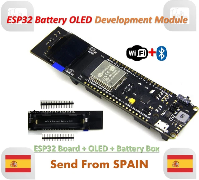 Wifi Bluetooth Battery Esp32 Esp 32 0 96 Inch Oled Development Tool
