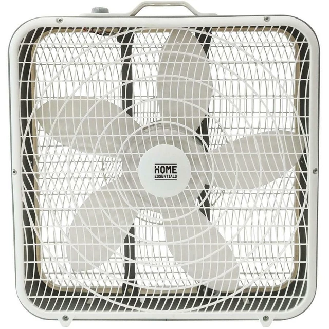 20& BOX FAN - with 3 Speeds, White $100.51 - PicClick CA
