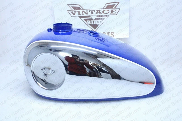 GAS PETROL FUEL Tank Bsa Gold Star Scramble Catalina 2 Gallon Blue ...