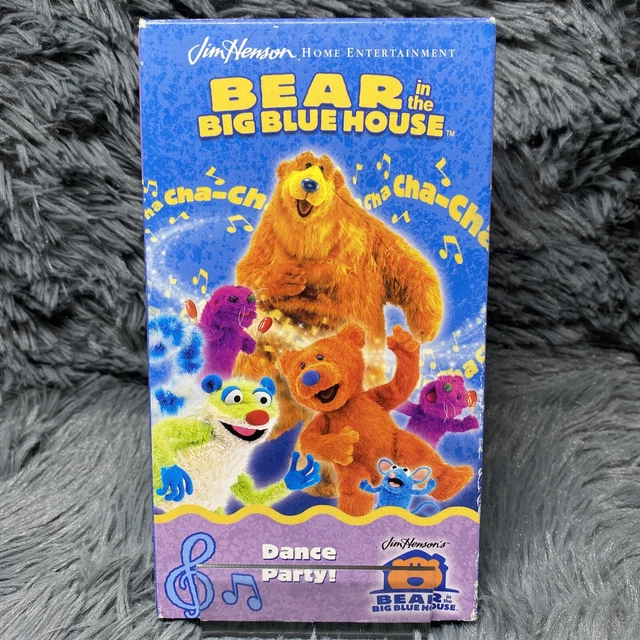 NICK JR BEAR in the Big Blue House Dance Party VHS 2002 Video Tape ...
