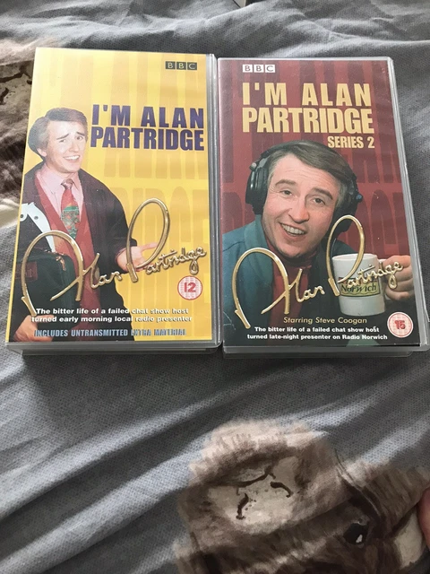 I'M ALAN PARTRIDGE: Series 1 & 2 VHS Videos, 2002-2003, Steve Coogan £2 ...