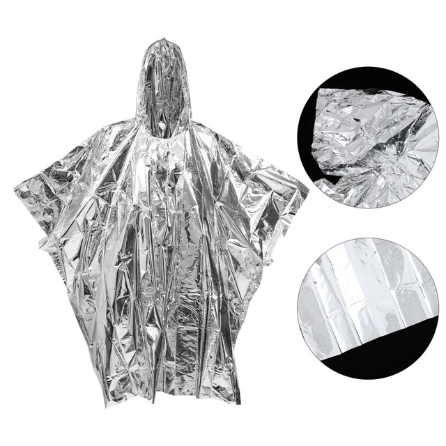 JETABLE PONCHO DE Pluie D'urgence Poncho De Pluie Unisexe Imperméable ...