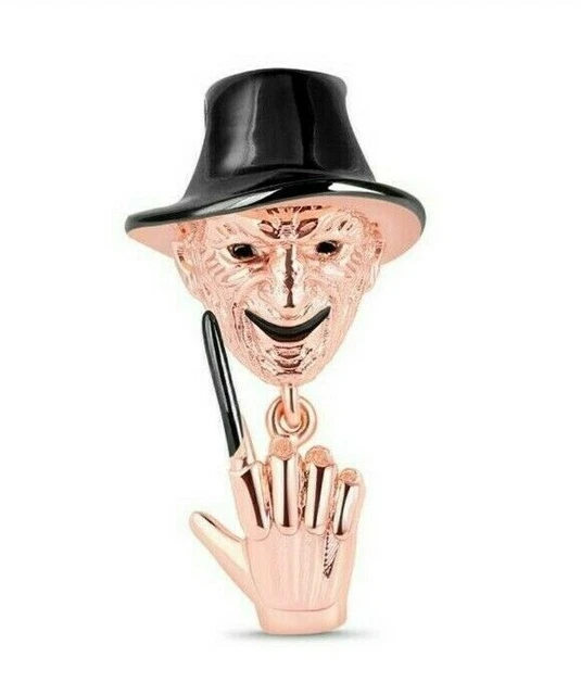 GNOCE 925 SS Freddy Krueger Serial Killer Horror Movie Dangle Charm New ...