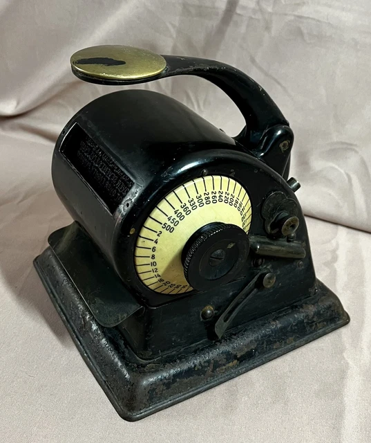 ANTIQUE CIRCA 1900 Victorian Protectograph Cheque Writing Machine ...