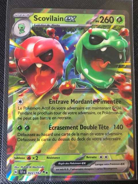 CARTE POKÉMON SCOVILAIN EX 022/162 EV05 Forces Temporelles TEF FR EUR 4 ...