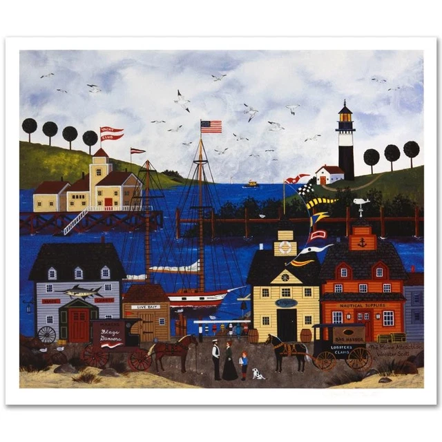 JANE WOOSTER SCOTT The Maine Attraction Signée Ltd.Édition Lithographie ...