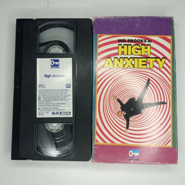 HIGH ANXIETY (VHS, 1997) - Mel Brooks - Madeline Kahn - Harvey Korman £ ...