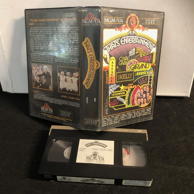 THAT'S ENTERTAINMENT EX-RENTAL VHS VIDEO Mgm / UA RARE $20.00 - PicClick AU
