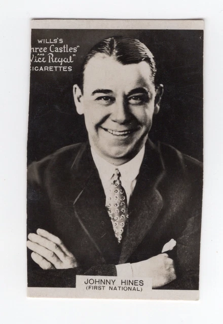 WILLS AUSTRALIA FAMOUS Film Stars TRIMMED. Johnny Hines $2.99 - PicClick AU