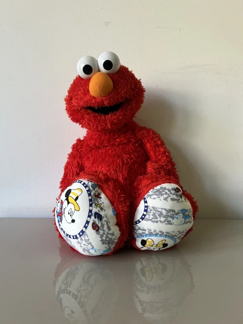 SESAME STREET ELMO Soft Toy Plush Mickey Mouse Feeet £12.95 - PicClick UK