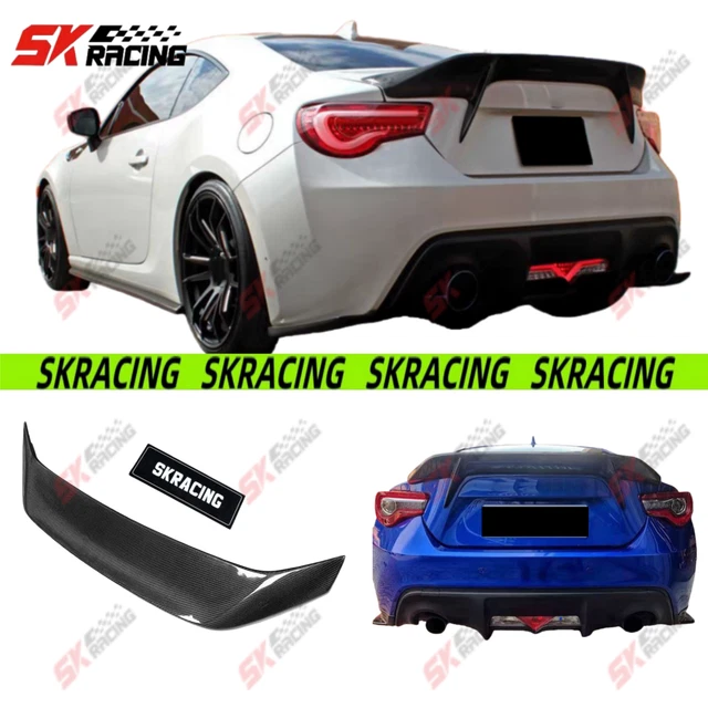 UNPAINTED FRP/CARBON FIBER Rear Spoiler Wing For Toyota 86 Subaru BRZ ...