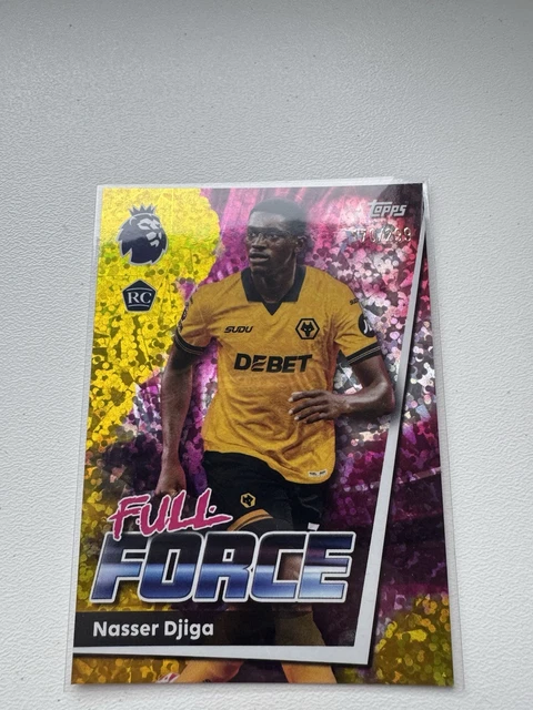 NASSER DJIGA TOPPS Premier League 2025/2026 Topps 25/26 Wolves Full Force /299 £5.43 - PicClick UK