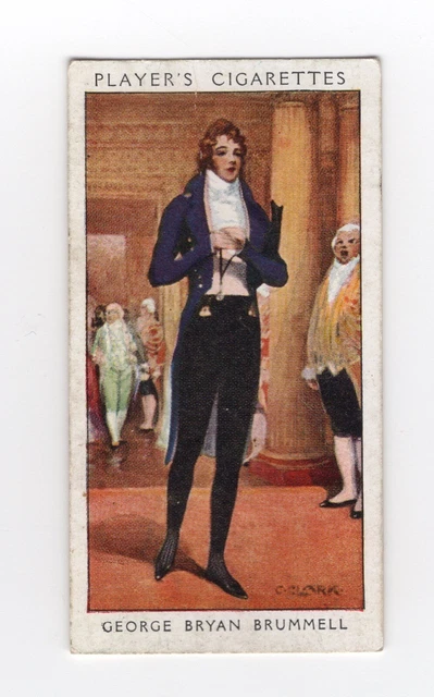 PLAYERS FASHION CARD #30 Beau (George Bryan) Brummell $3.99 - PicClick AU