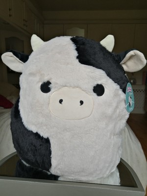 FASTSHIP CONNOR THE Cow Squishmallow Fuzz-A-Mallow Fuzzamallow Fuzz A ...
