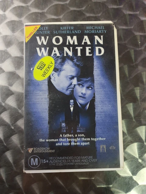 WOMAN WANTED - Hunter, Sutherland - VHS Movie - Video Tape - Big Box Ex ...