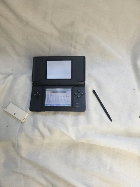 NINTENDO DS LITE Console Black - Faulty Top Screen - Spare And Repairs ...
