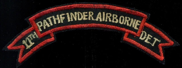 ORIGINAL US ARMY 11th Pathfinder Airborne Detachment Scroll Vietnam ...