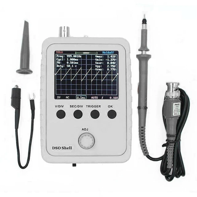 OSCILLOSCOPE DSO150 EASY Alligator Clip Attachment avec sonde P6020 BNC ...