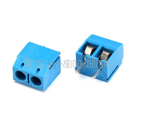 50 PCS KF301-2P 2 Pin Plug-in Screw Terminal Block Connector 5.08mm ...