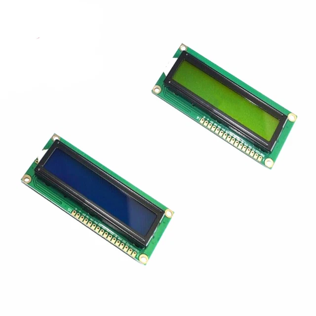 1602 1602A 16X2 Character LCD Screen Module LCM Color Blue Yellow Green ...