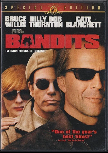 BANDITS (DVD, 2001, Canadian, Widescreen) Bruce Willis - Cate Blanchett ...