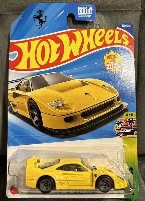 HOT WHEELS FERRARI F40 Competizione 2026 A Case Main Line Yellow Box ...